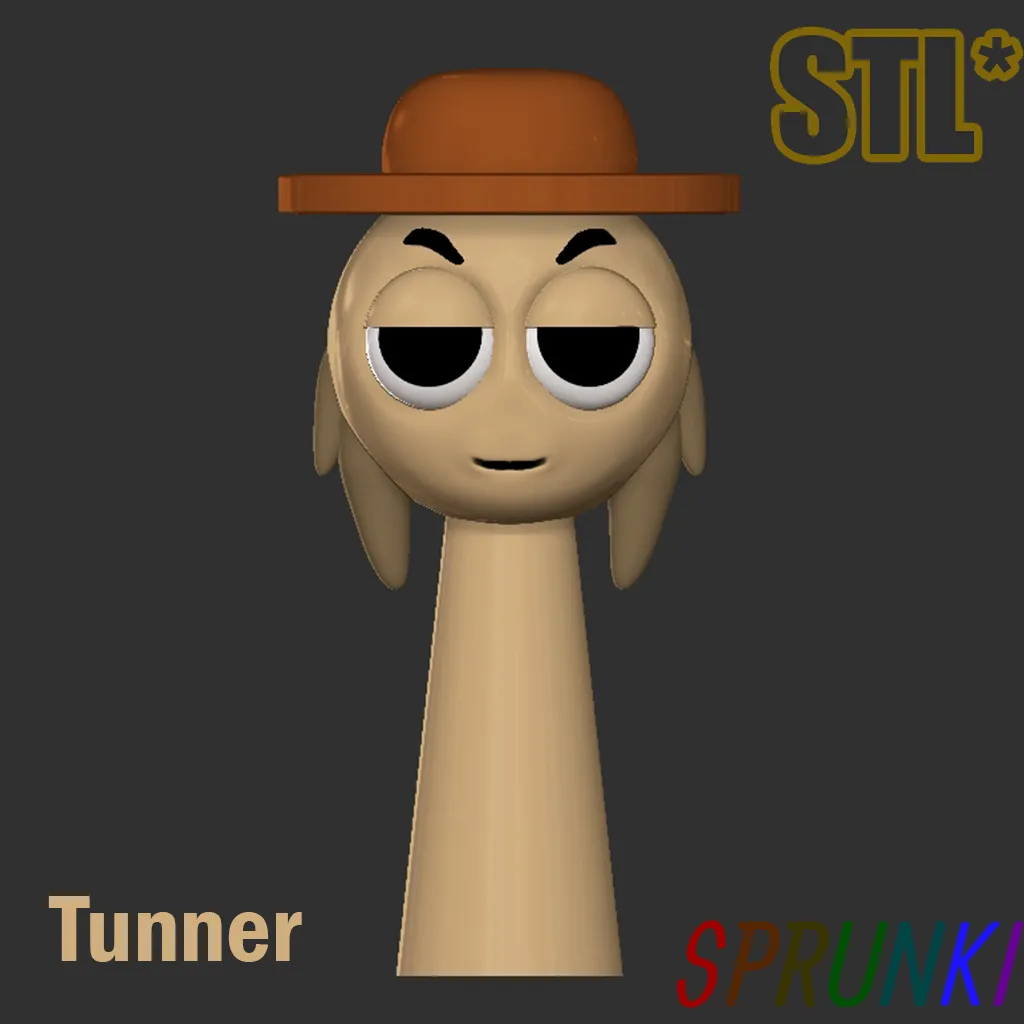 Characters & Creatures STL Download - Sprunki Incredibox Tunner STL 3D ...
