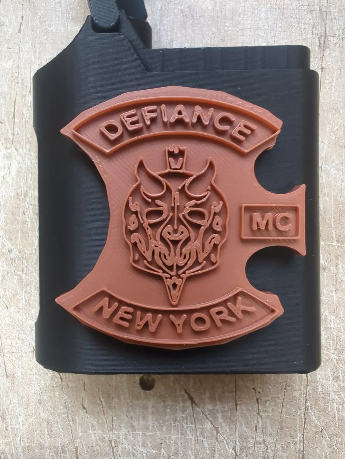 3D Printer Files | 3MF File | Defiance Logo MC | Creality Cloud