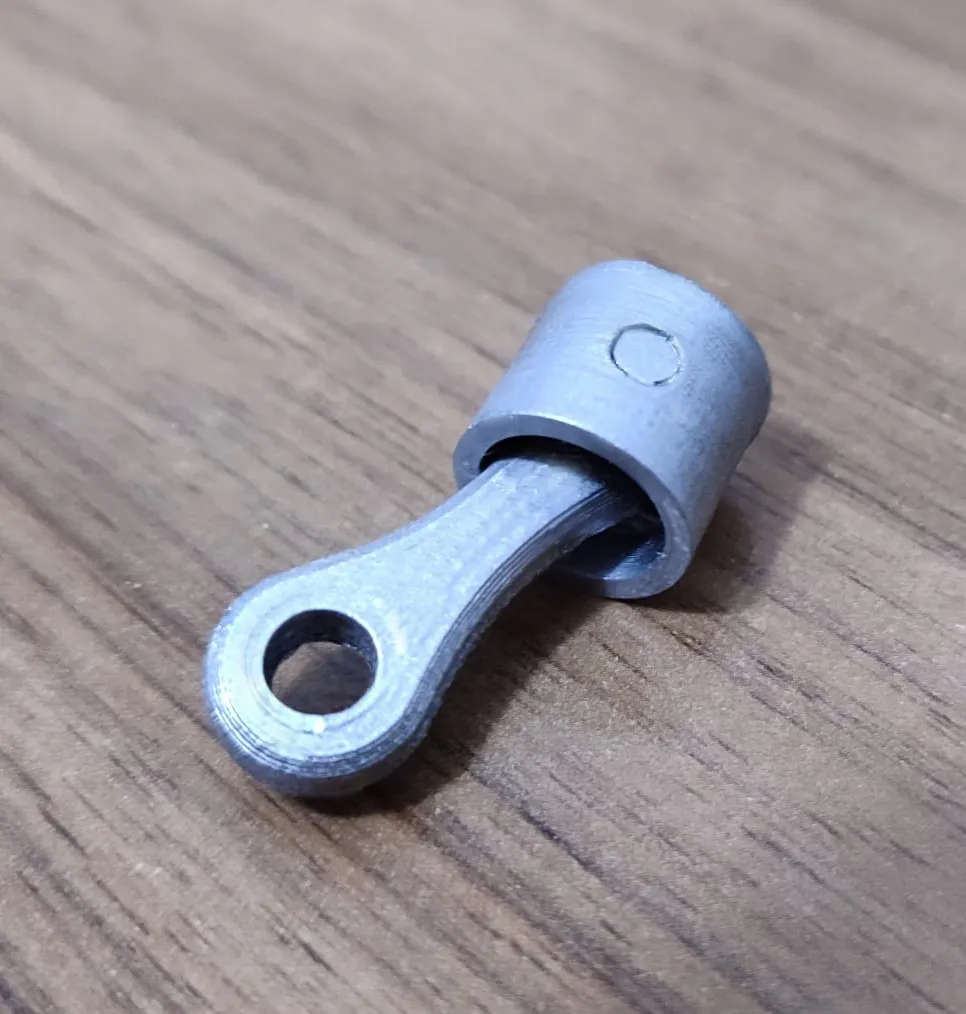 Free Other STL Download - Piston keychainby DMRHN