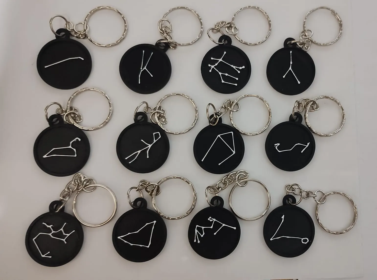 Personal Accessories STL Download - Zodiac constellations keychain ...
