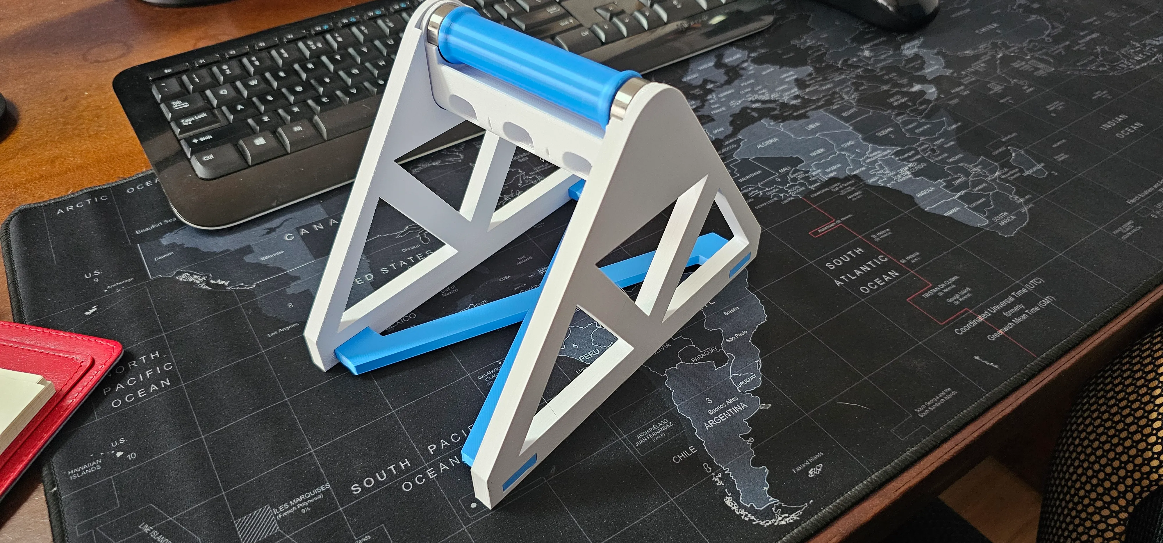 Printed with standard PLA with supports. I recommend printing the ...