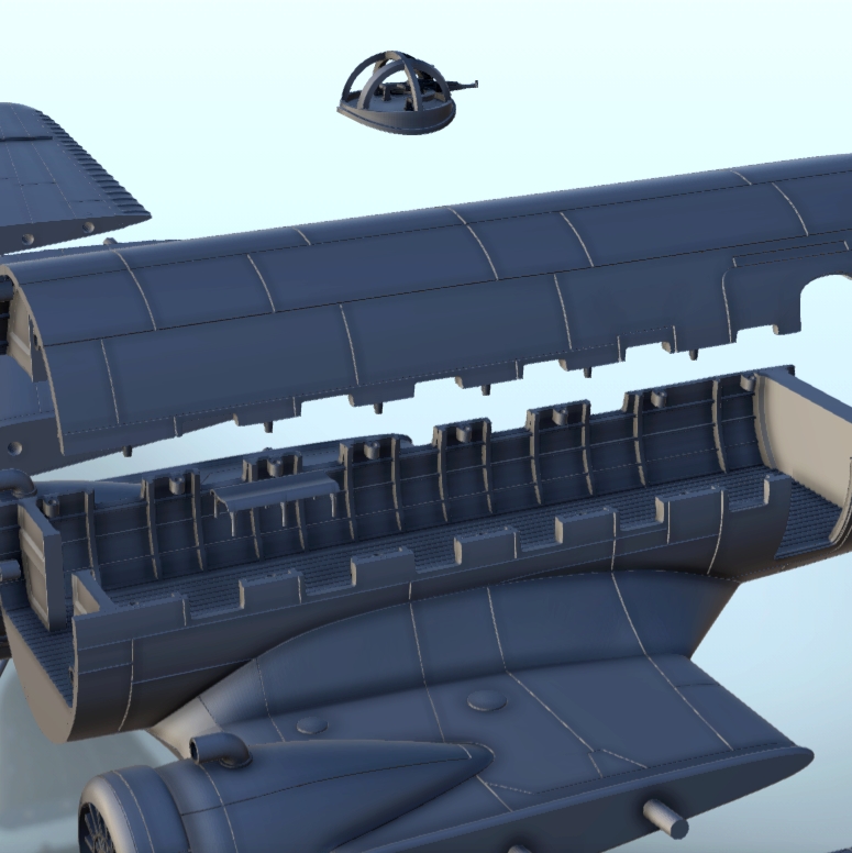 Lisunov Li-2 - WW2 Terrain plane aircraft diaroma | 3D models download ...