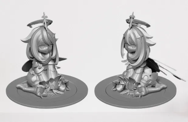 Fictional Characters STL Download - Genshin Impact Paimon V3 STL ...