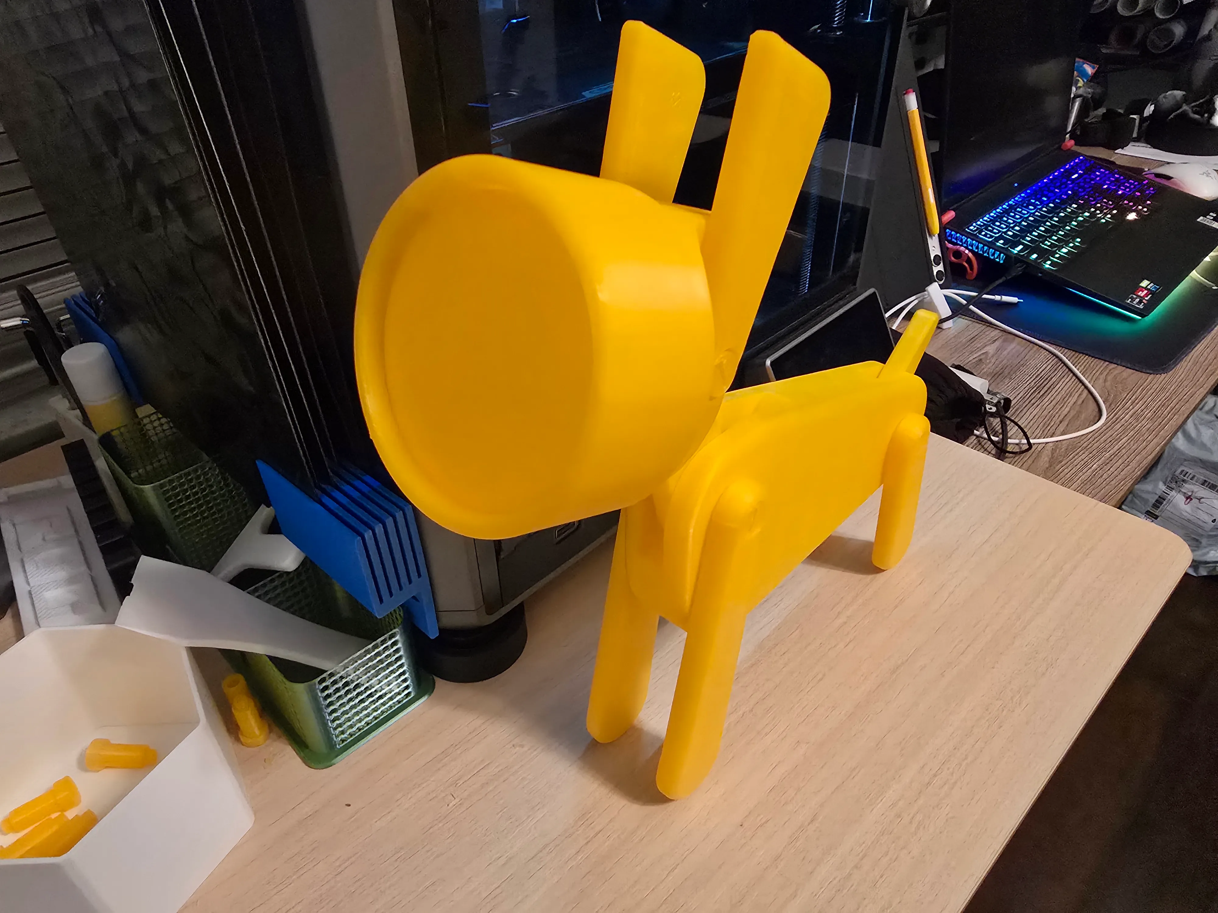 3D Printer Files | 3MF File | Posable Dog Lamp | Creality Cloud