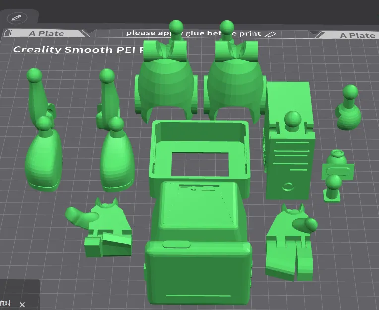3D Printer Files | 3MF File | Cymon Fully Posable Robot Toy | Creality ...