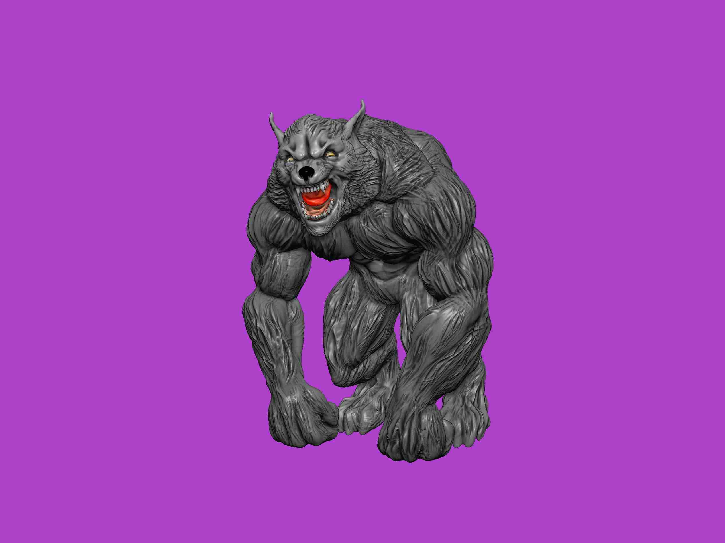 Werewolf | 3D models download | Creality Cloud