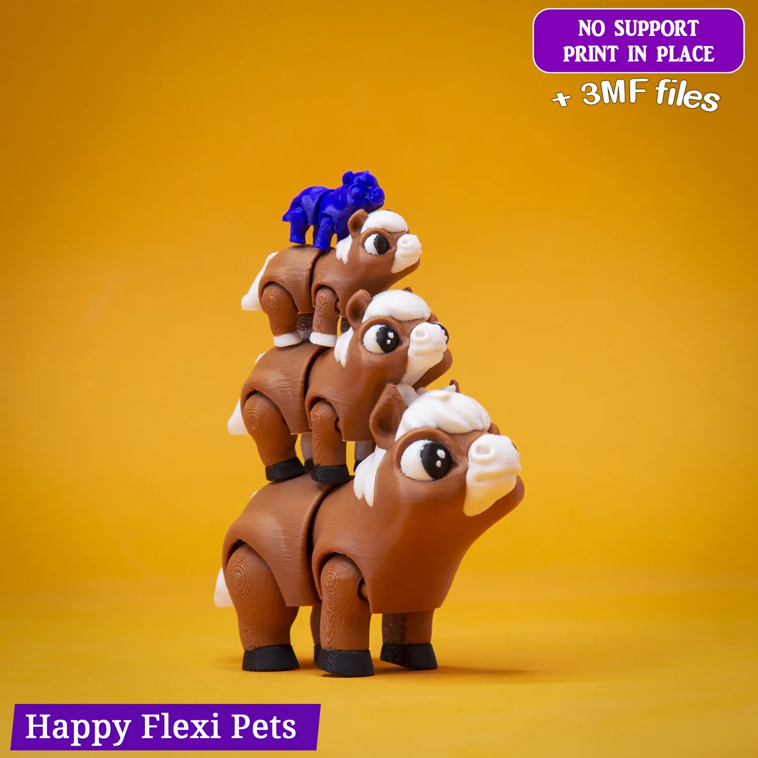 Other STL Download - Little Pony the flexi cartoon toyby Happy Flexi Pets