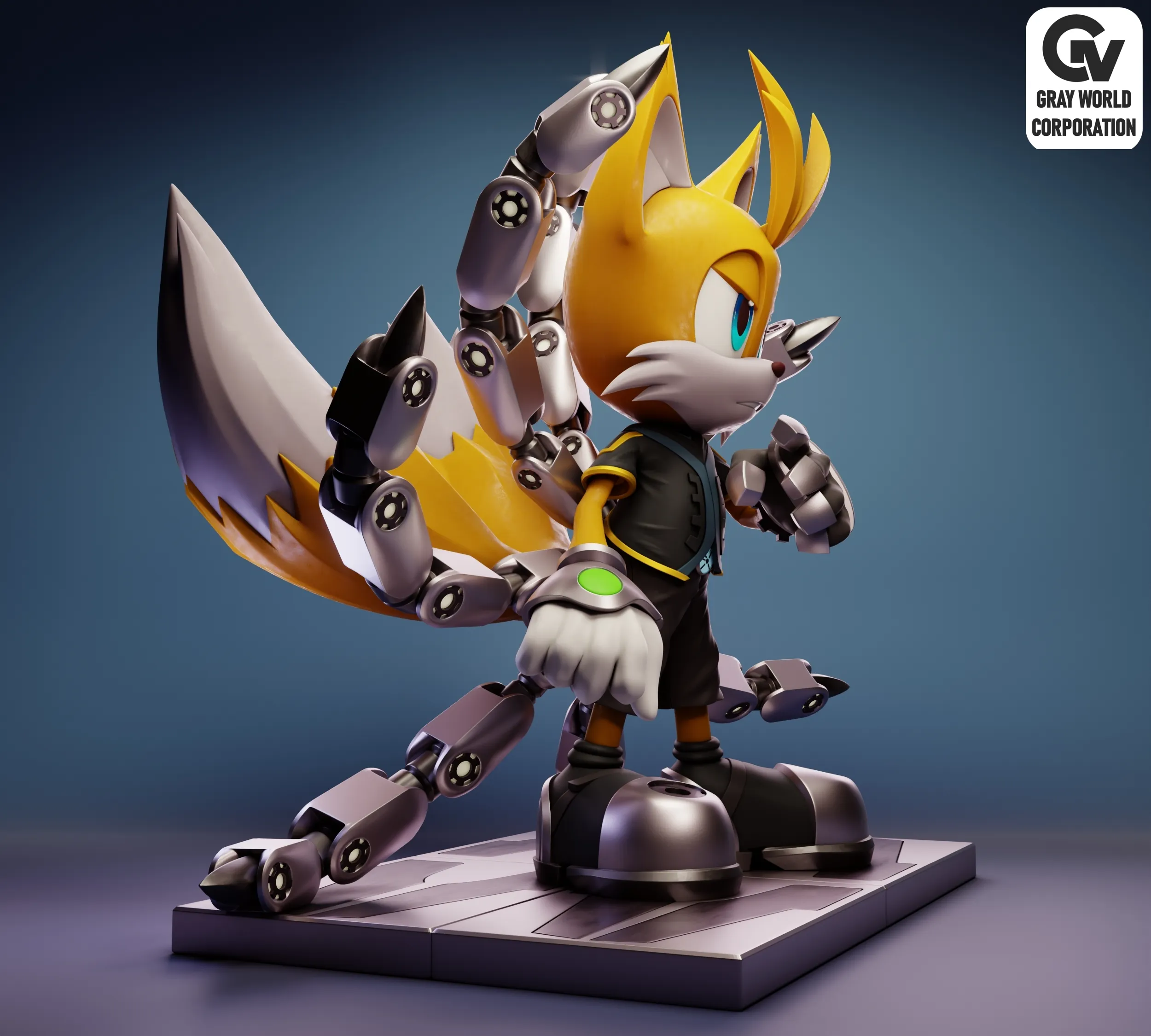 Characters & Creatures STL Download - Nine | Sonic The Hedgehogby Gray ...