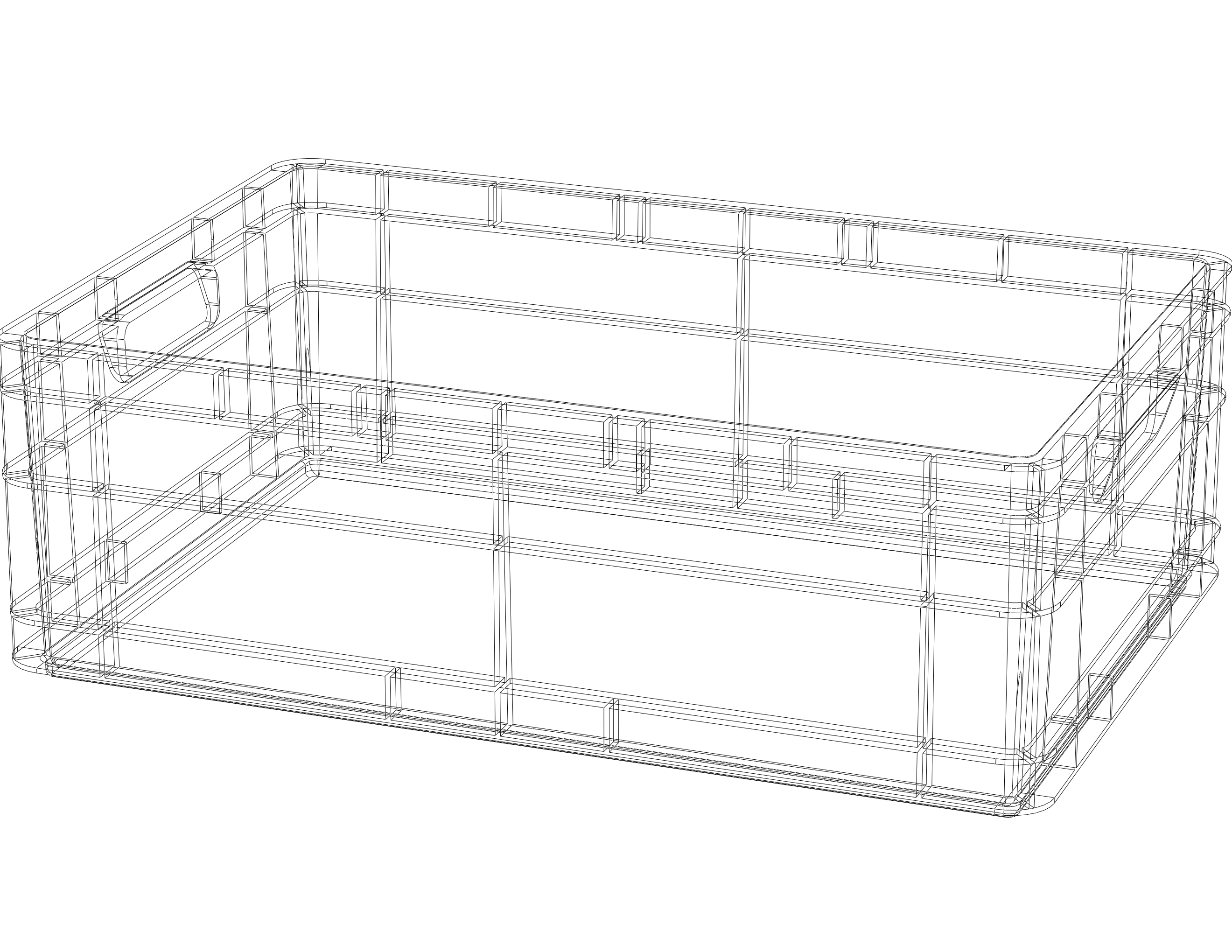 Stackable Storage Box Capacity 40 Liters | 3D models download | Creality Cloud