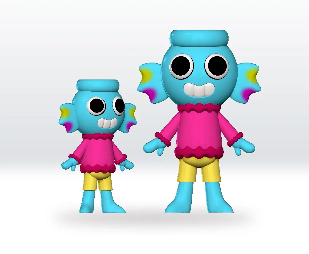 Characters & Creatures STL Download - Prismatic Pal Finn STL Dandy's ...