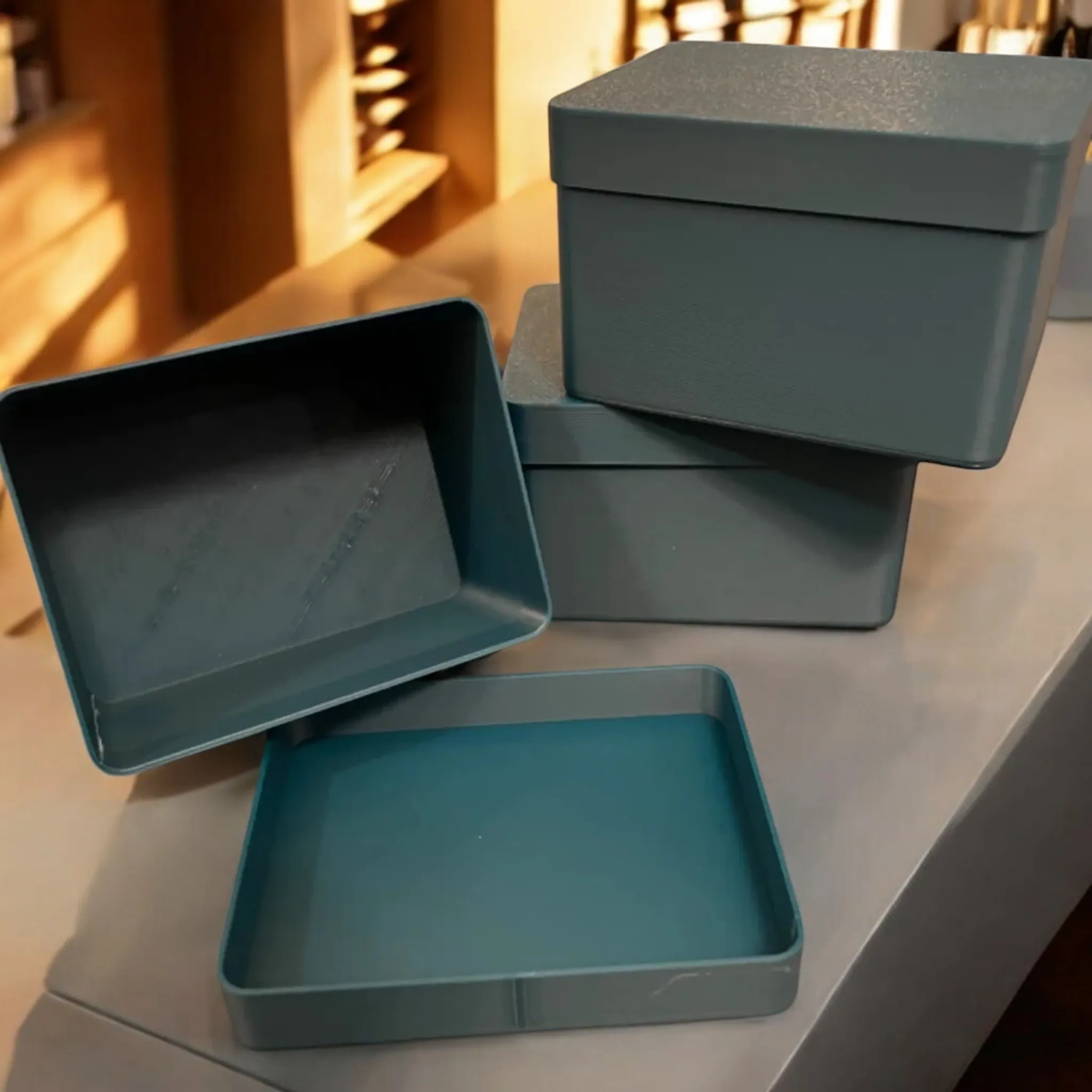 Stationery & Learning Tools STL Descarga - Organizer Box with Lid ...