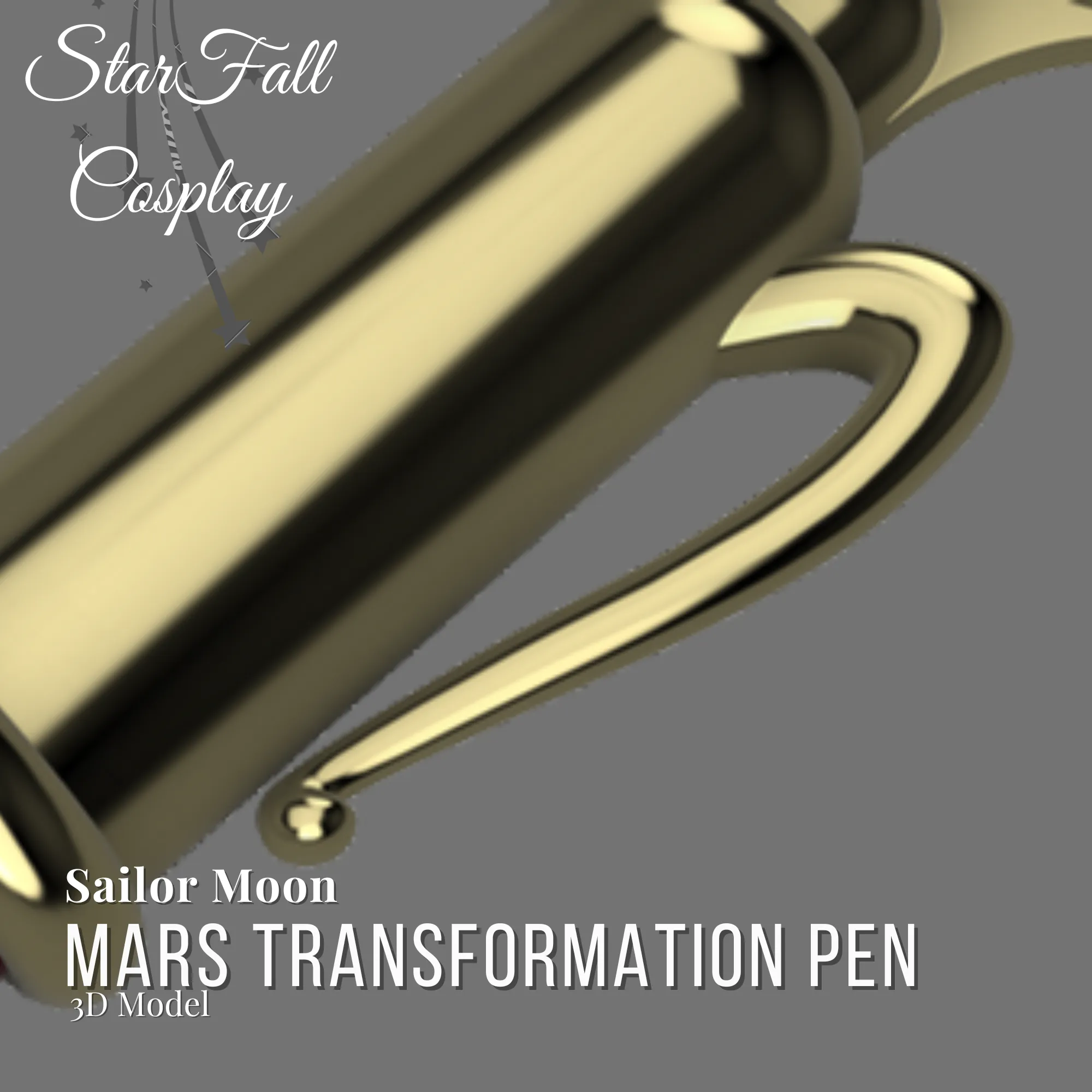 Cosplay STL Download - Mars Transformation Pen 3D Modelby StarFall Cosplay