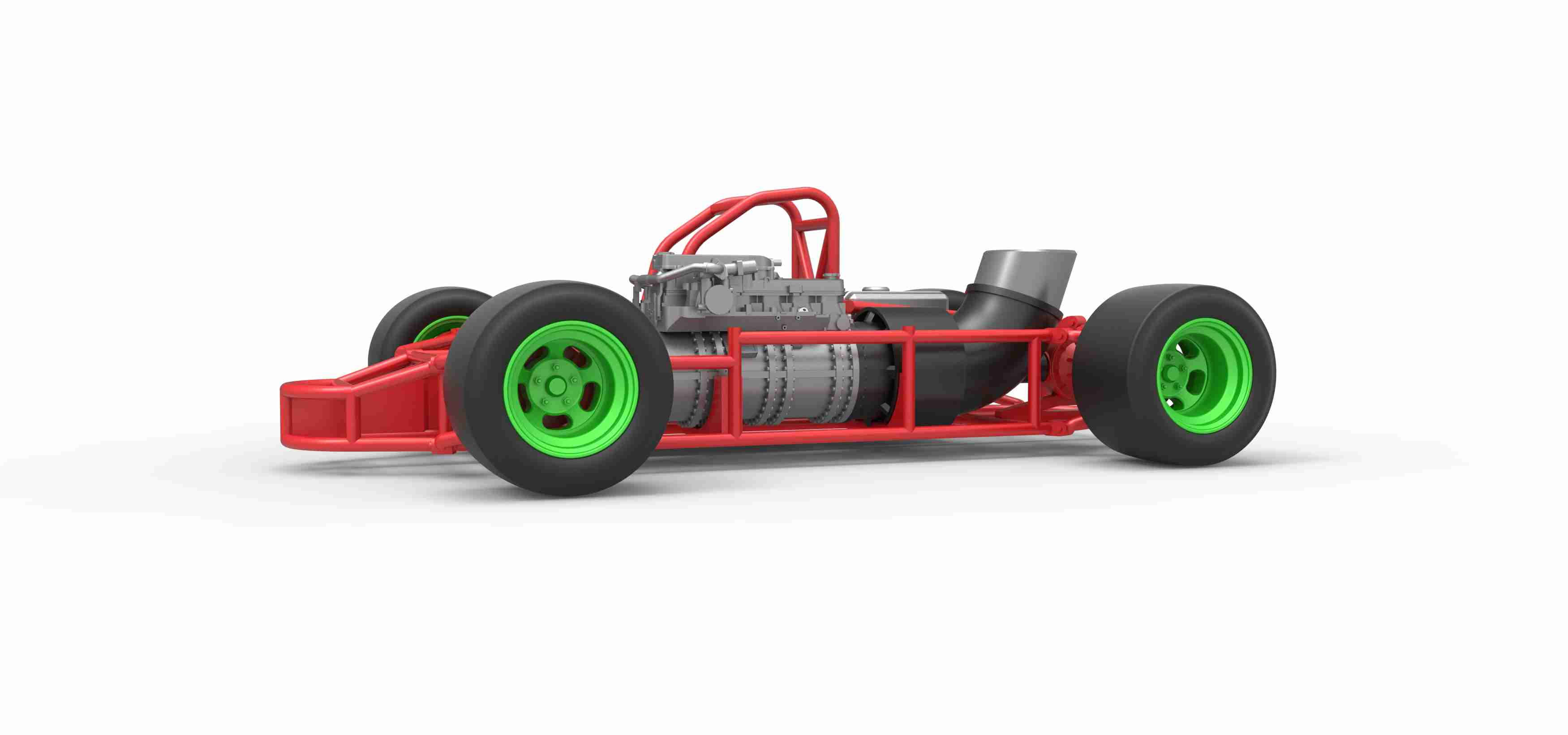 Concept jet race car Scale 1:25 | 3D models download | Creality Cloud