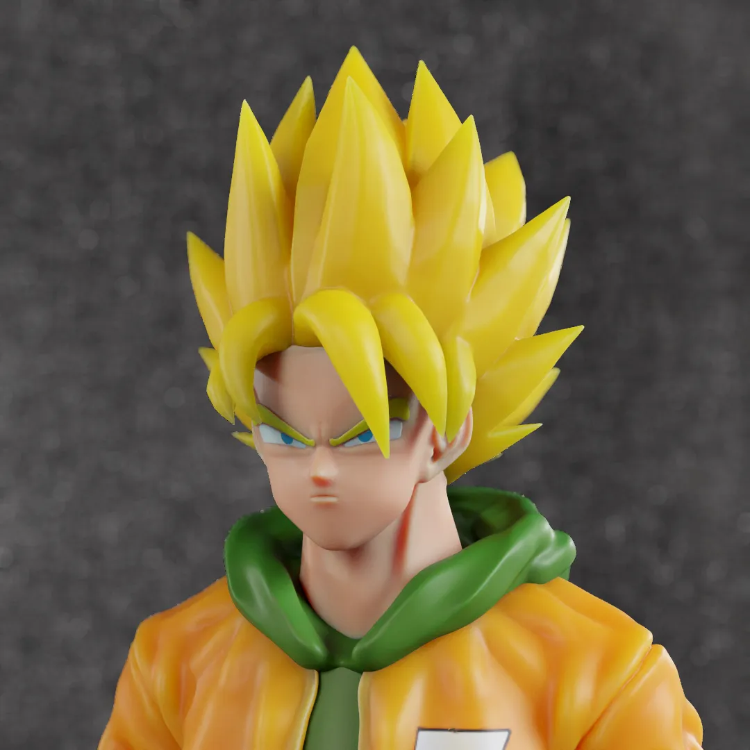 Characters & Creatures STL Download - GOKU STREETby MirDraft