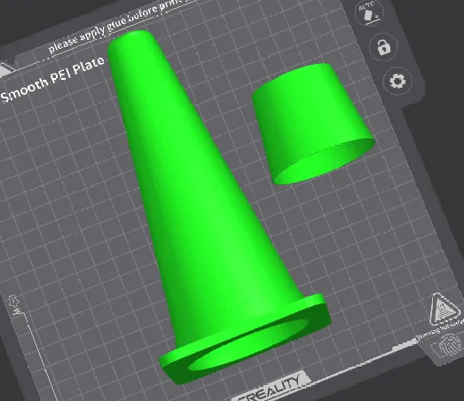 3D Printer Files | 3MF File | Traffic Cone Miniature | Creality Cloud