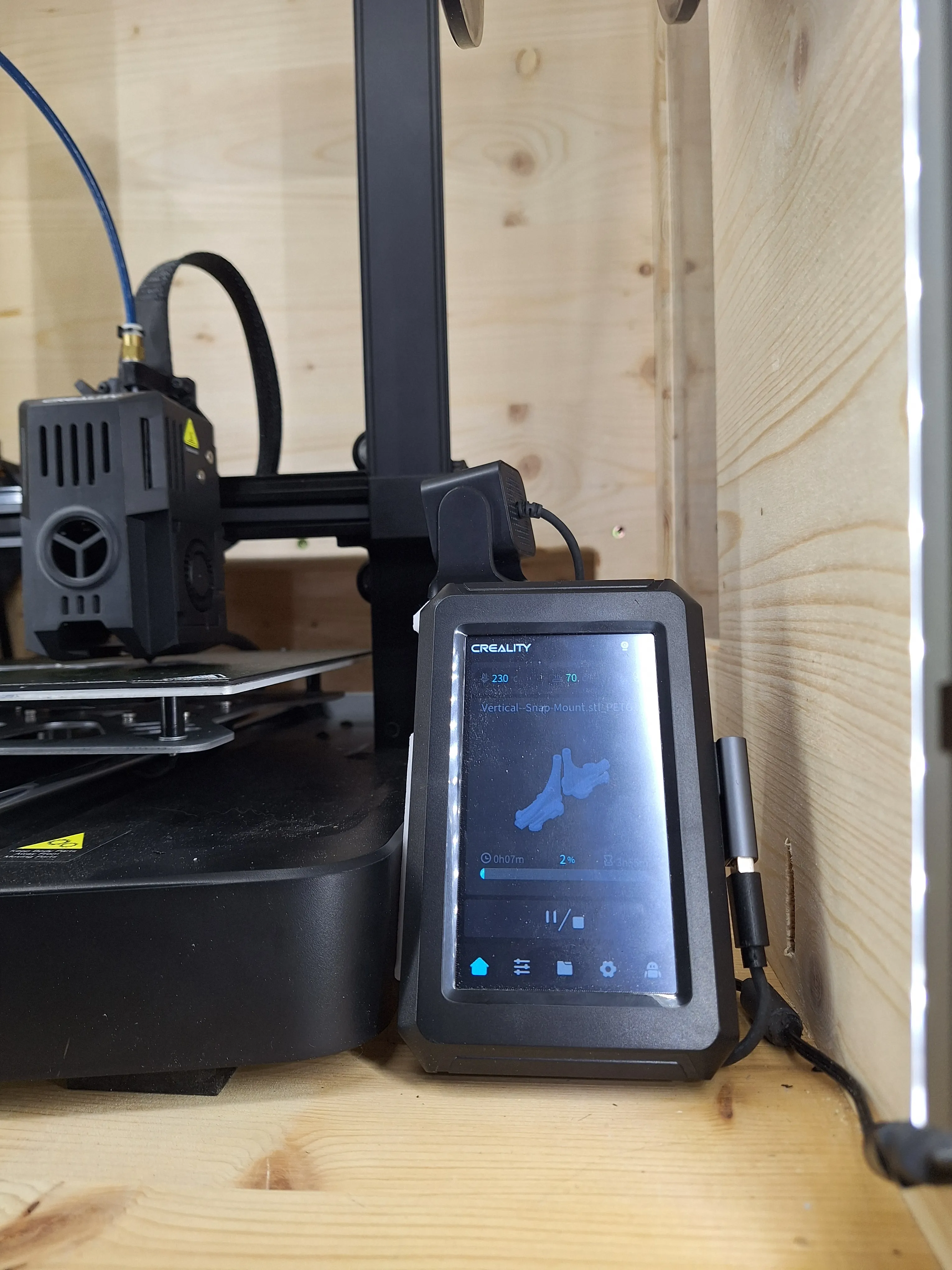 3D Printer Files | 3MF File | Ender 3 v3 Display & Nebula Cam Mount | Creality Cloud