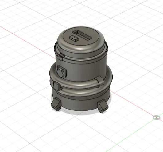 Other STL Download - 1/24 Aspirateur style Shop vac / Shop vac style ...