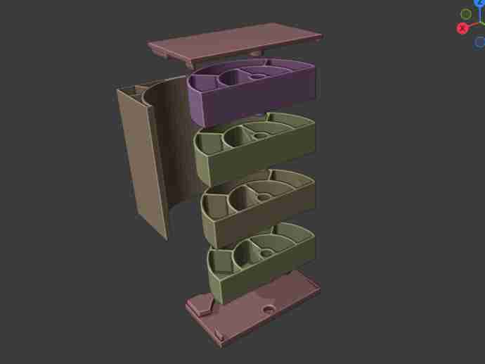 Mini Storage Box with Rotary Drawer | 3D models download | Creality Cloud