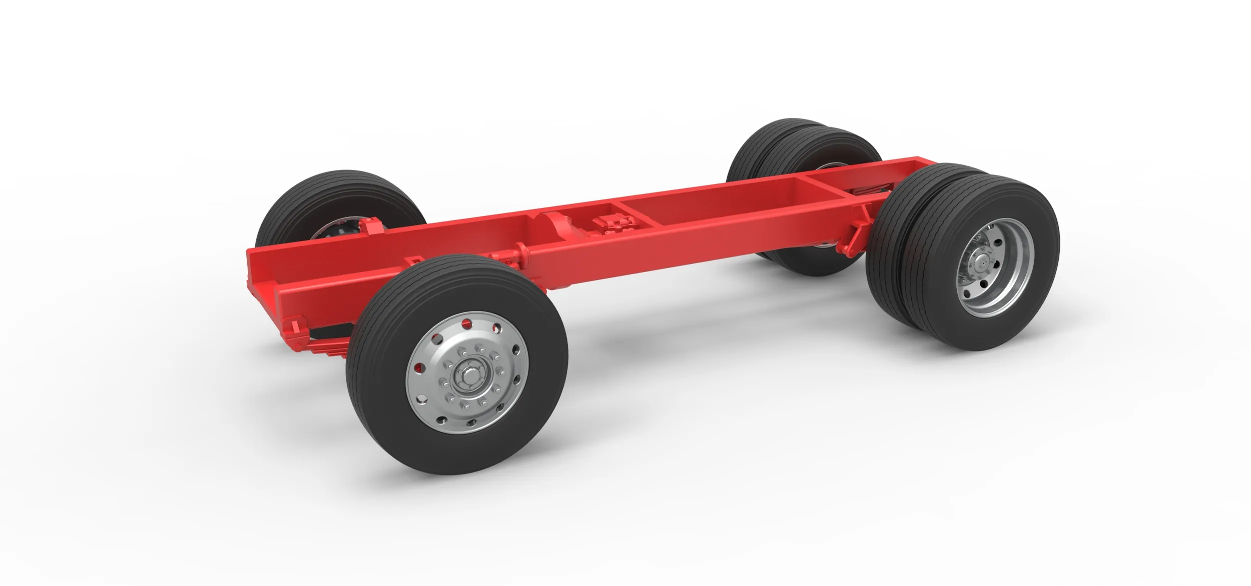 Vehicles & Machinery STL Download - Chassis of Vintage GATR Racing Semi ...