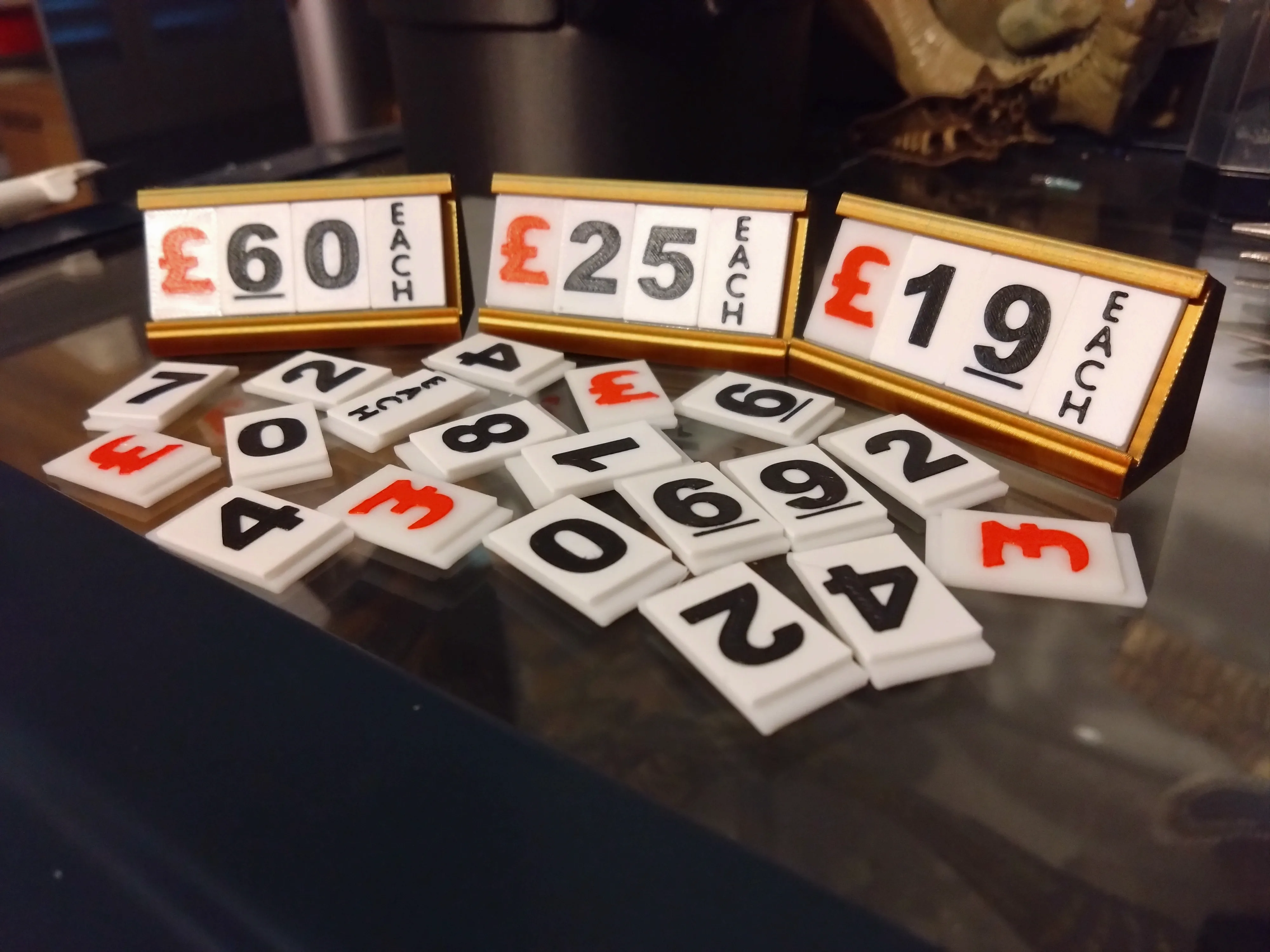3D Printer Files | 3MF File | Price Cards with Stands + Hangers ...