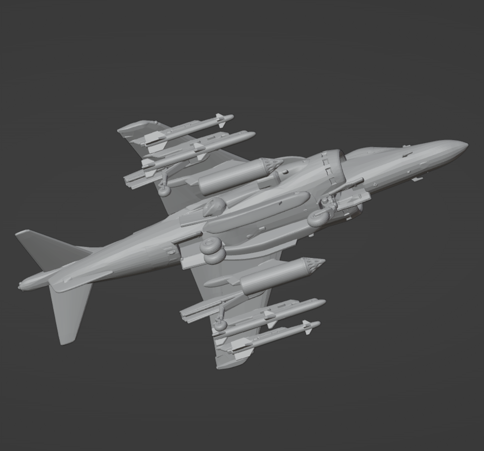 AV-8B Harrier Fighter Jet | 3D models download | Creality Cloud
