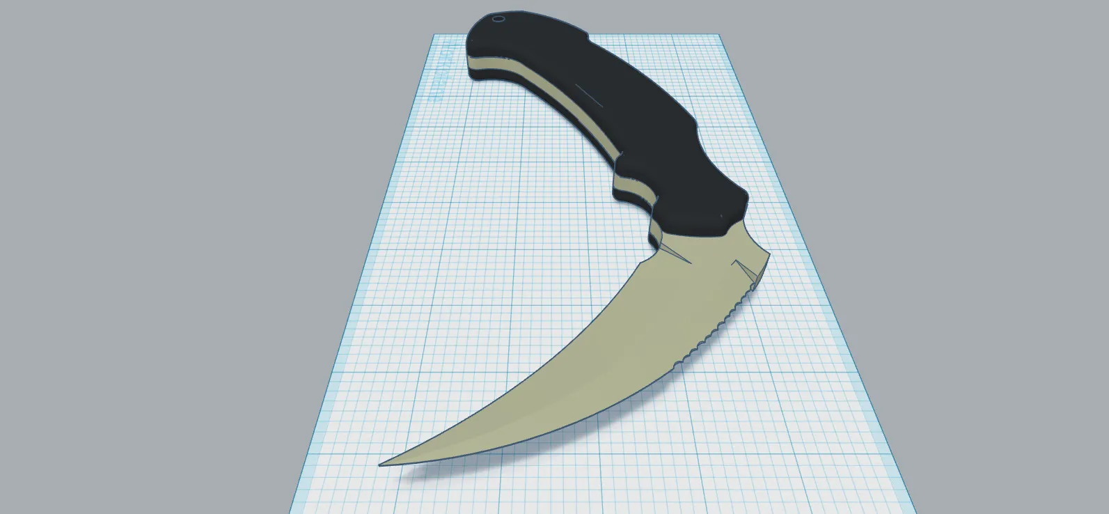Free Board Games & Card Games STL Download - BK Knife 5by Cyberbeast