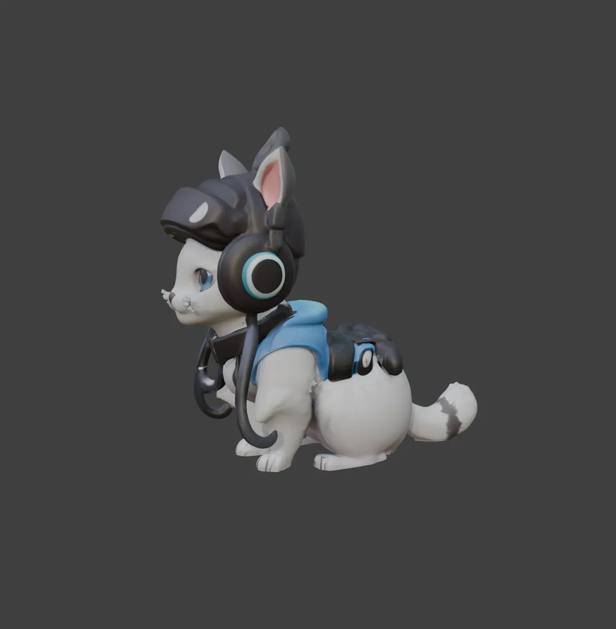 Other STL Download - VR Cat Empty insideby CrealiTale design