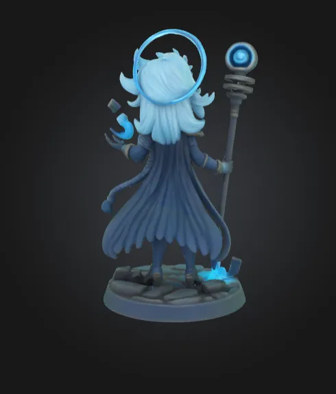 Characters & Creatures STL Descarga - KYNA – The Magnetic Arcanist ...