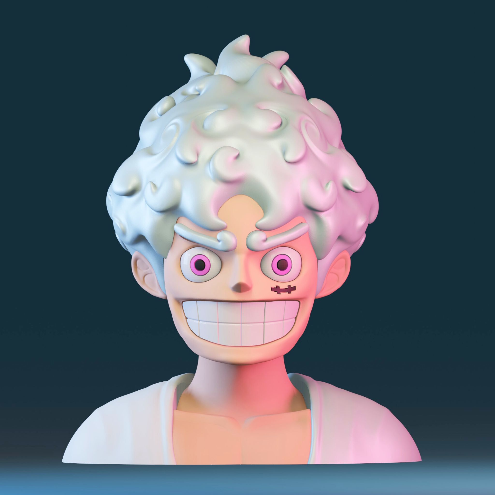 LUFFY GEAR 5 - BY COLORS | 3D models download | Creality Cloud