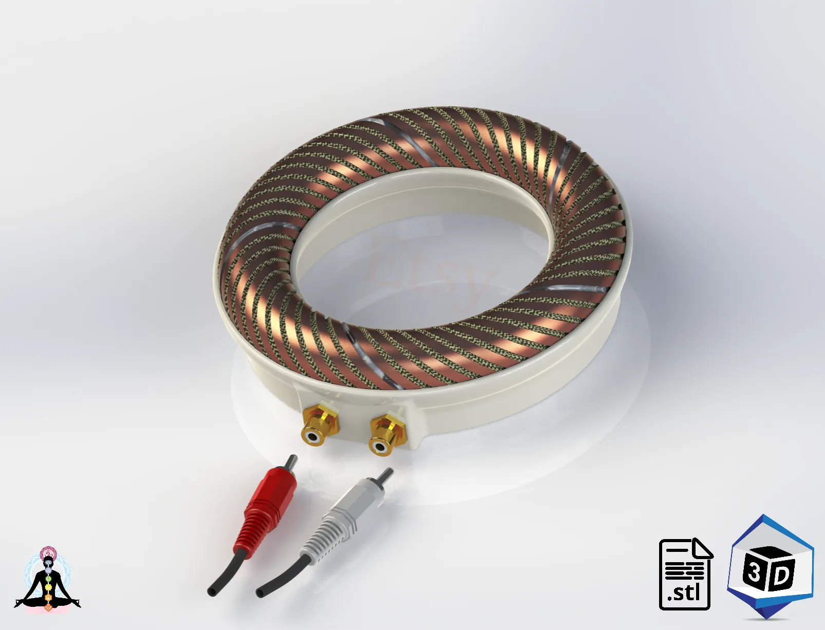 Other STL Download - Rodin Coil TORUS .STL 136mm. x 24mm. Diameter with ...