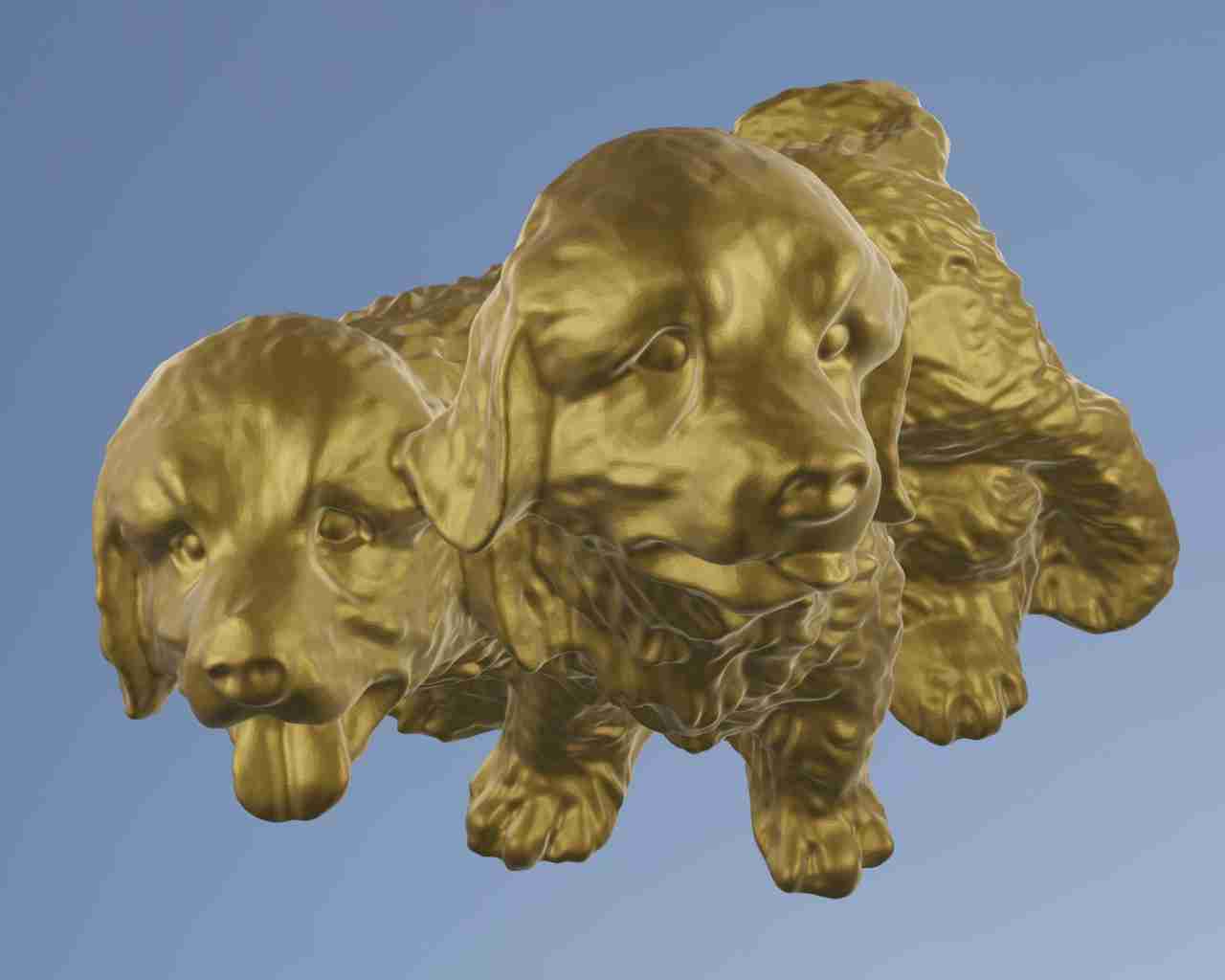 Dog golden retriever | 3D models download | Creality Cloud