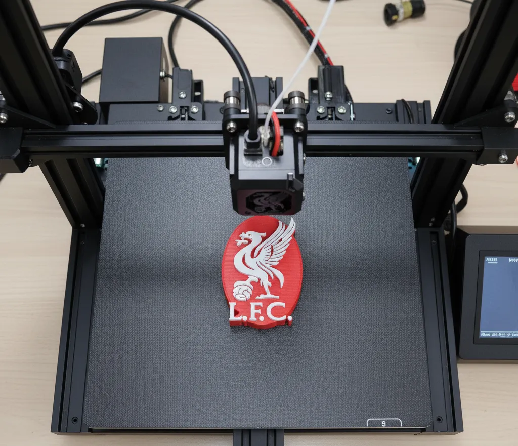3D Printer Files | 3MF File | Liverpool Badge Keychain | Creality Cloud