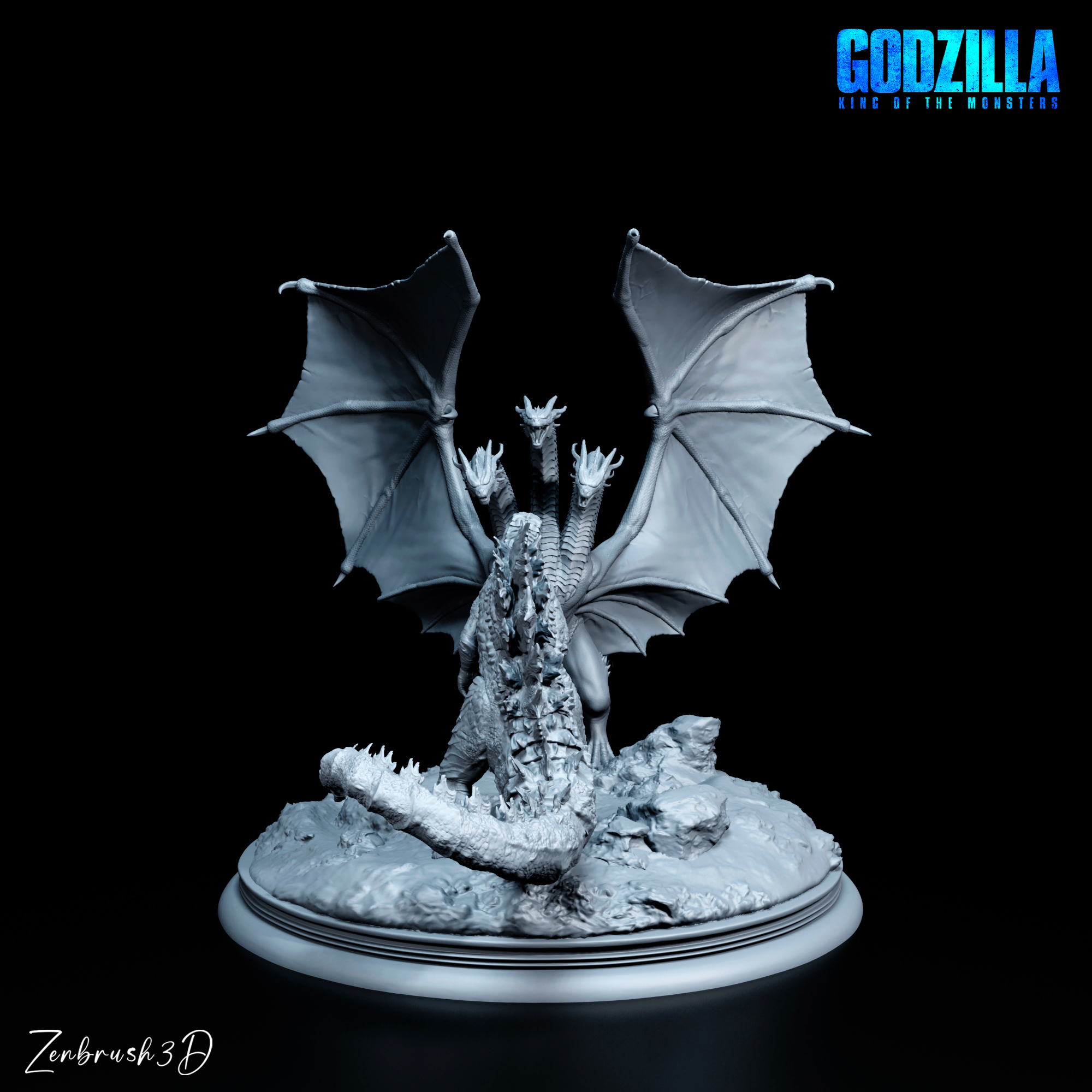 GODZILLA VS KING GHIDORAH - 3D PRINTING | 3D models download | Creality ...