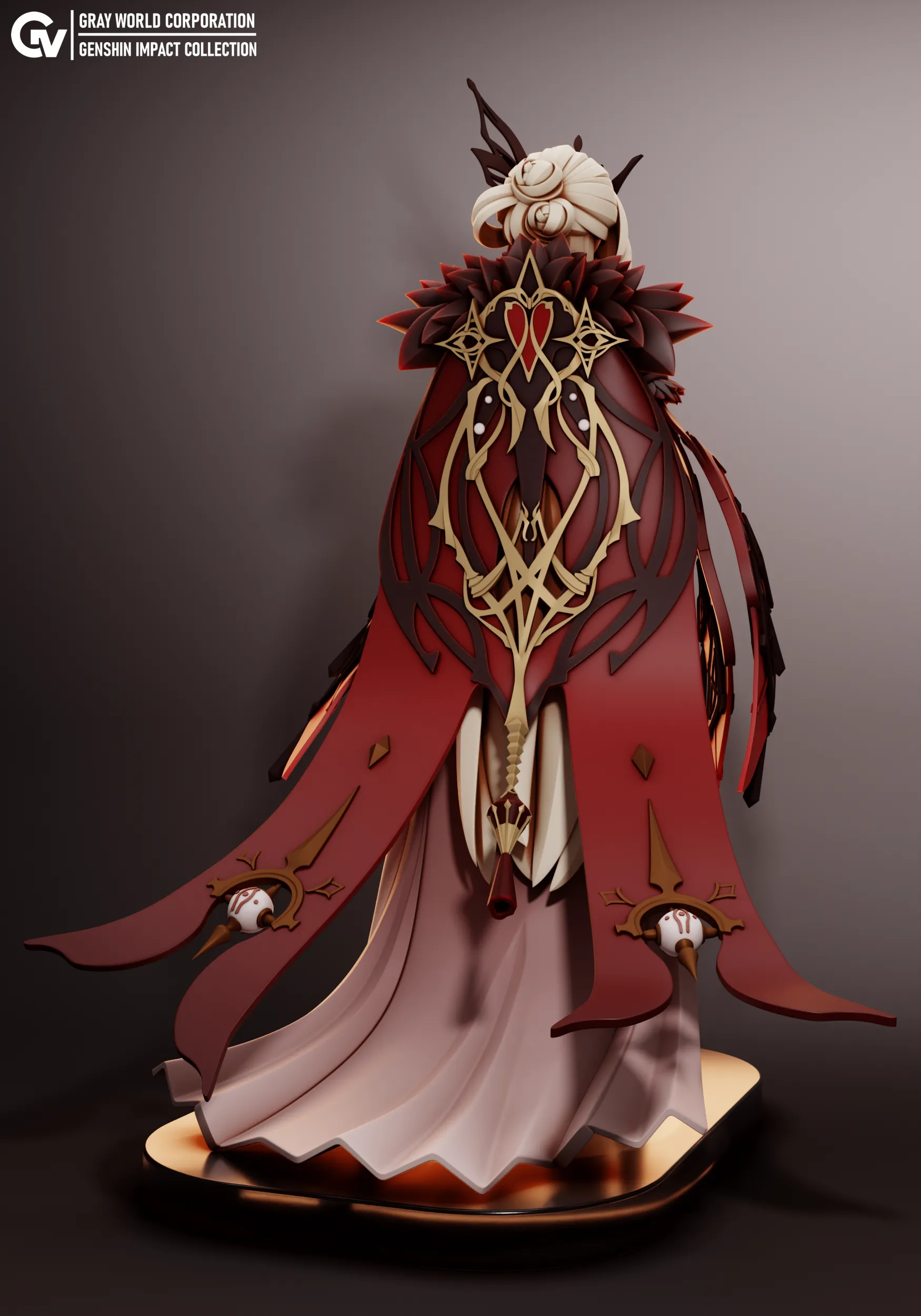 Characters & Creatures STL Download - La Signora | Genshin Impactby ...