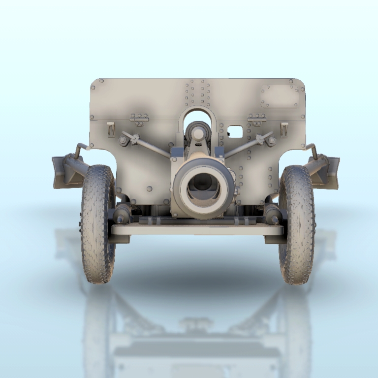 Zis-3 anti-tank cannon - WW2 terrain diaroma | 3D models download ...