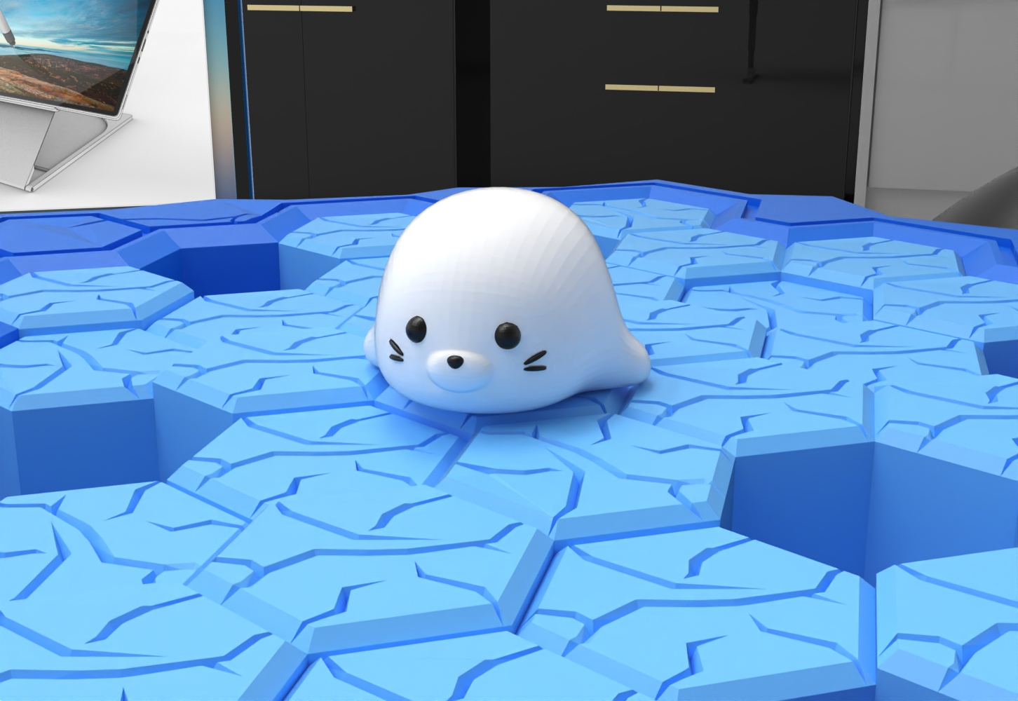 Don't Break The Ice Game - Ice Game Seals (Boardgame) | 3D models ...