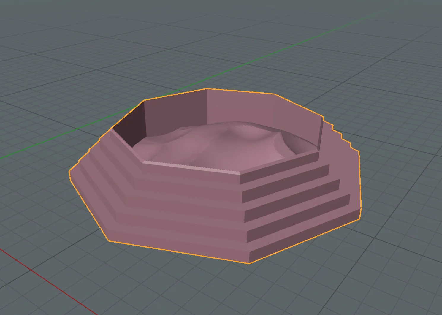 Free Props & Terrain STL Download - Octagon Steps Duneby TeamV3D