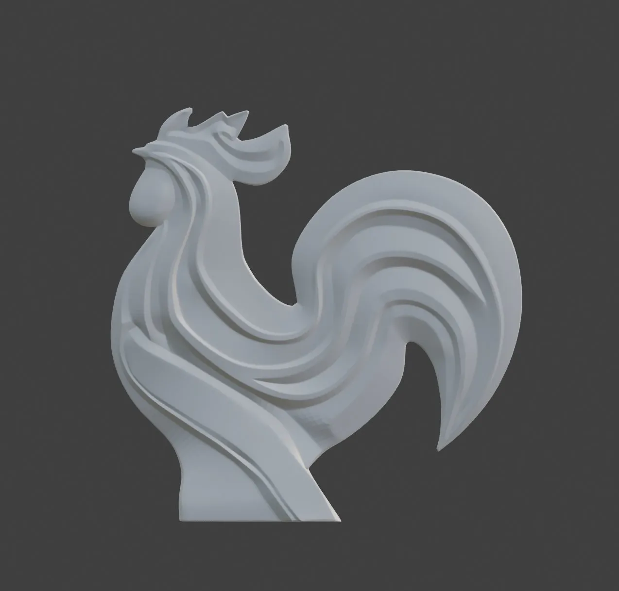 3D Printer Files | 3MF File | Regal Rooster | Creality Cloud