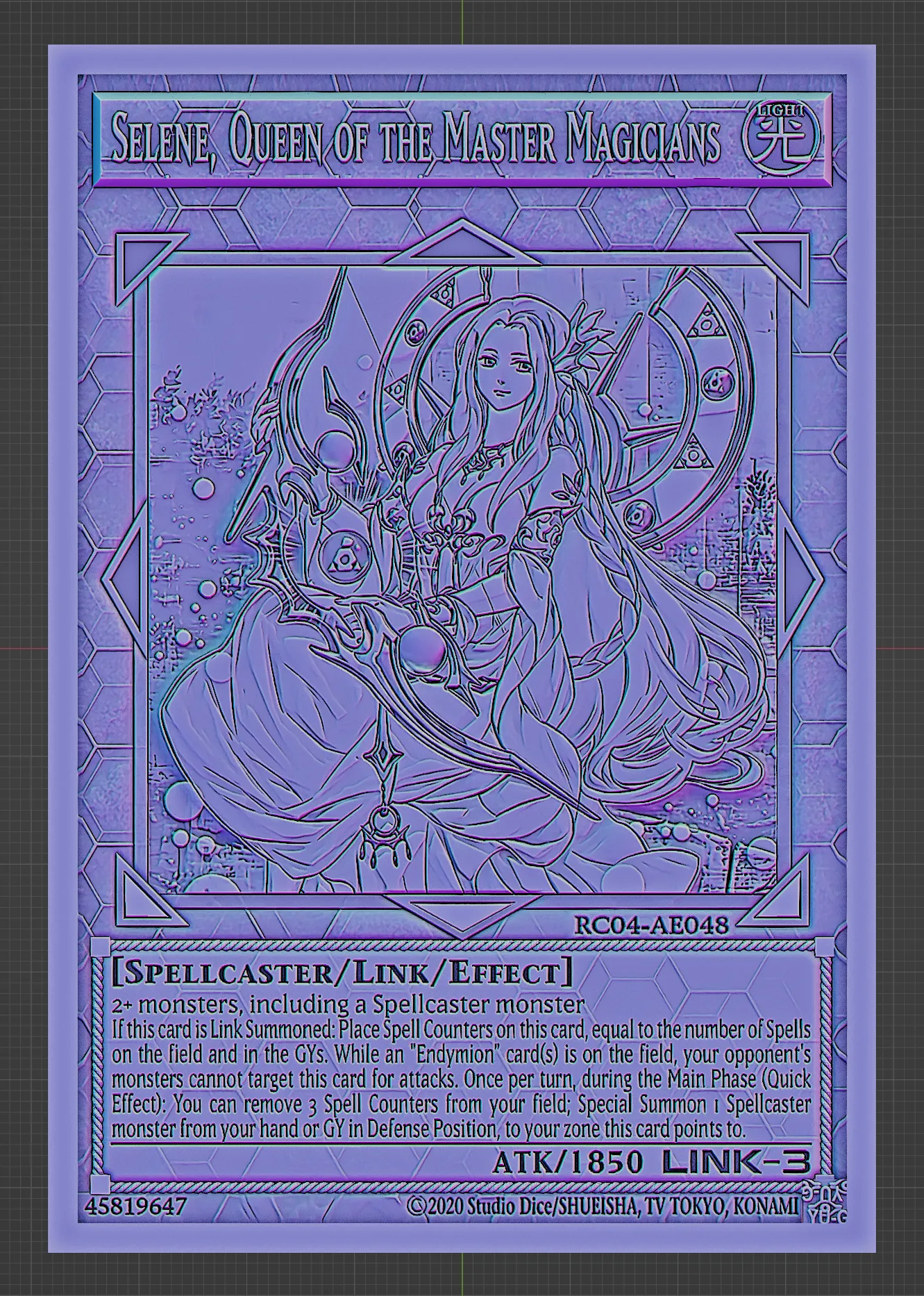 Other STL Download - Selene, Queen of the Master Magicians - yu-gi-oh ...