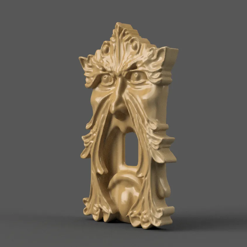 Home Decorations & Ornaments STL Download - stylized man light switch ...