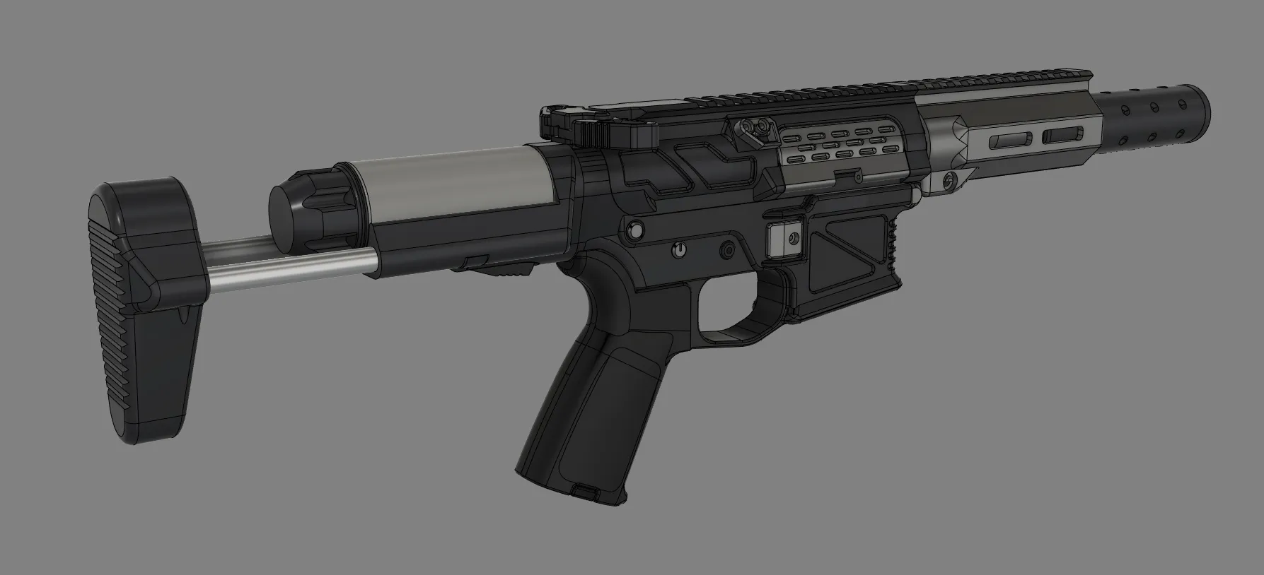 Kit M4 AEG Replica | 3D models download | Creality Cloud