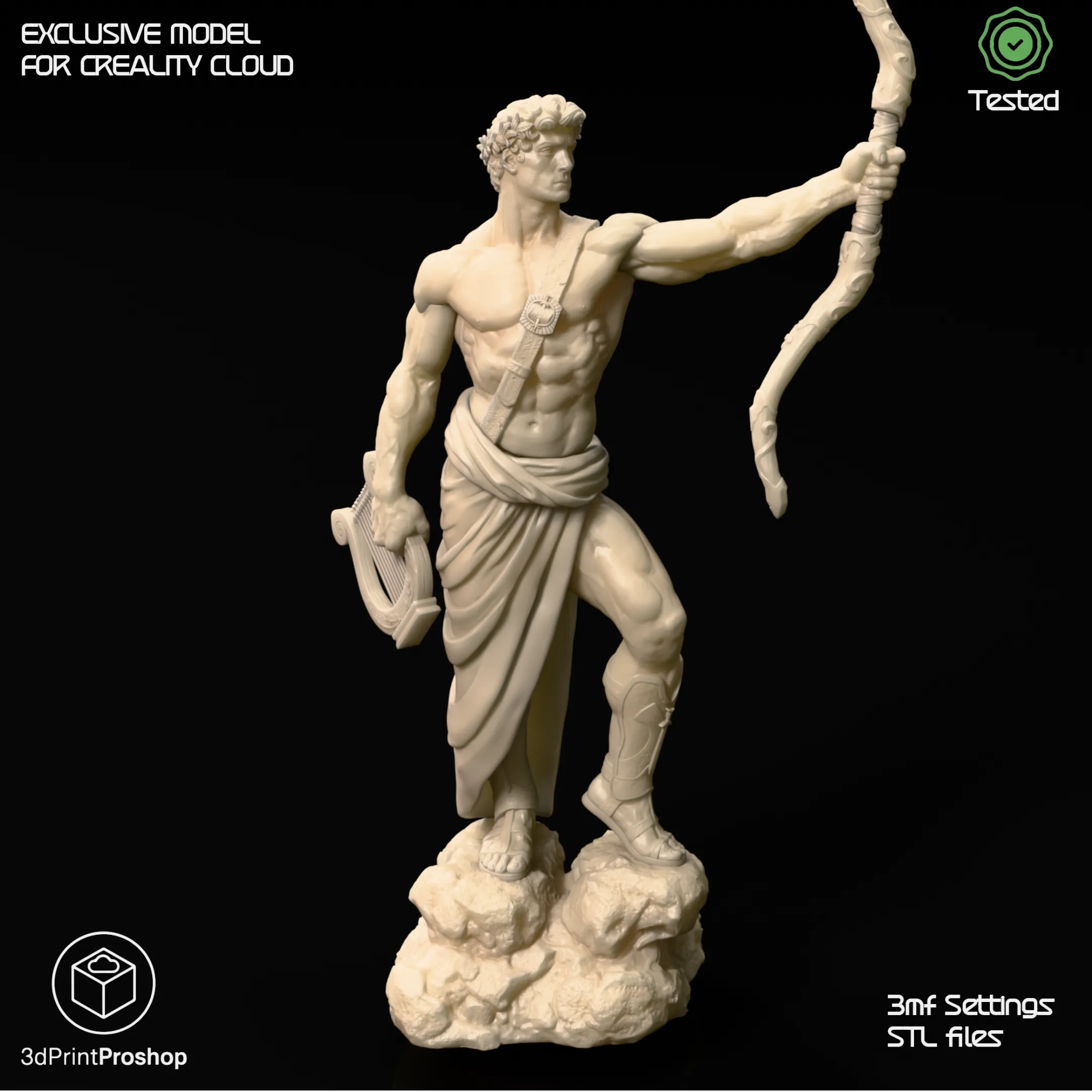 Archivos de impresora 3D | Archivo 3MF | ☀️ Apollo Sculpture – 3D ...