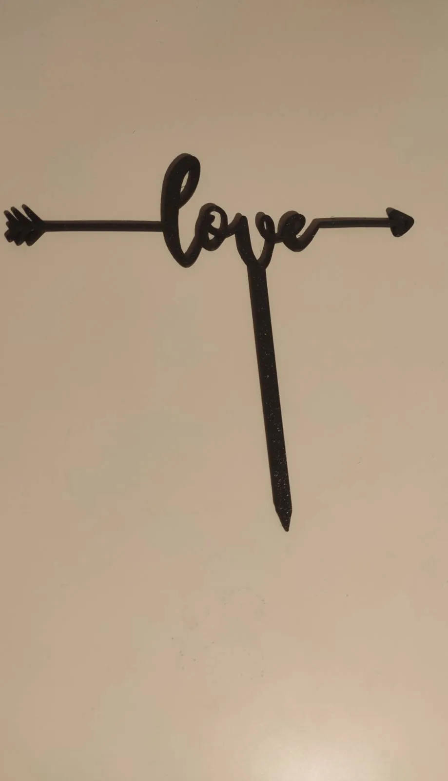 3D Printer Files | 3MF File | 'Love with Arrow' Topper | Creality Cloud