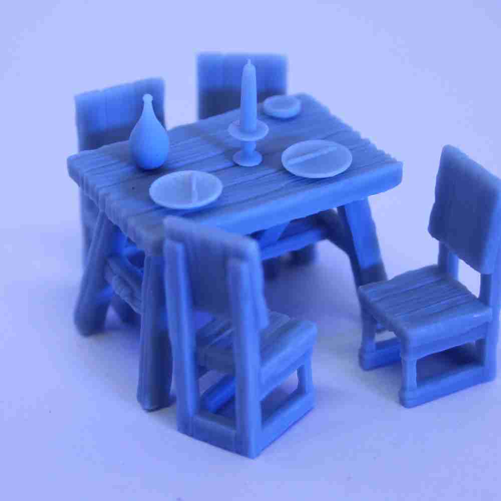 Peasant Table Set | 3D models download | Creality Cloud