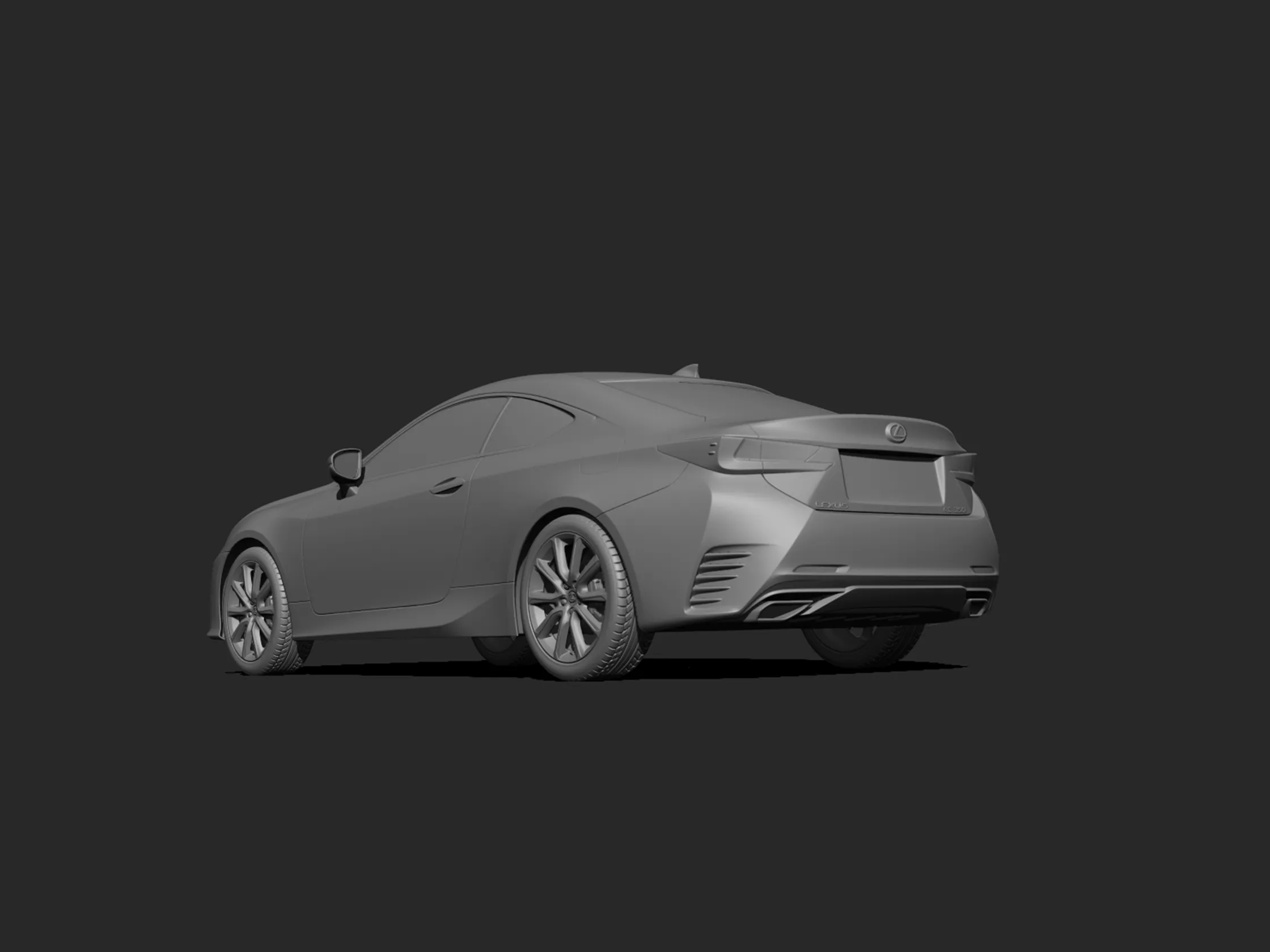 Vehicles & Machinery STL Download - Lexus RC 350 3D print modelby ...