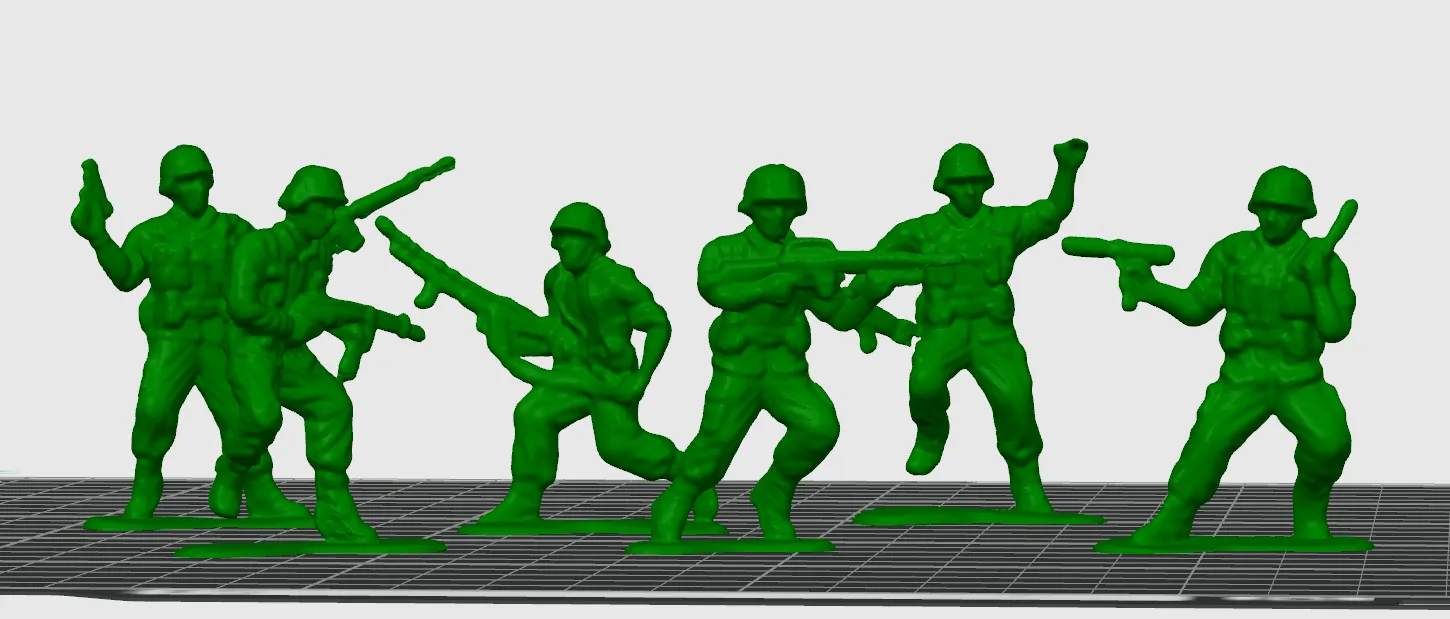 Characters & Creatures STL Download - Modern Army men US army Gulf ...