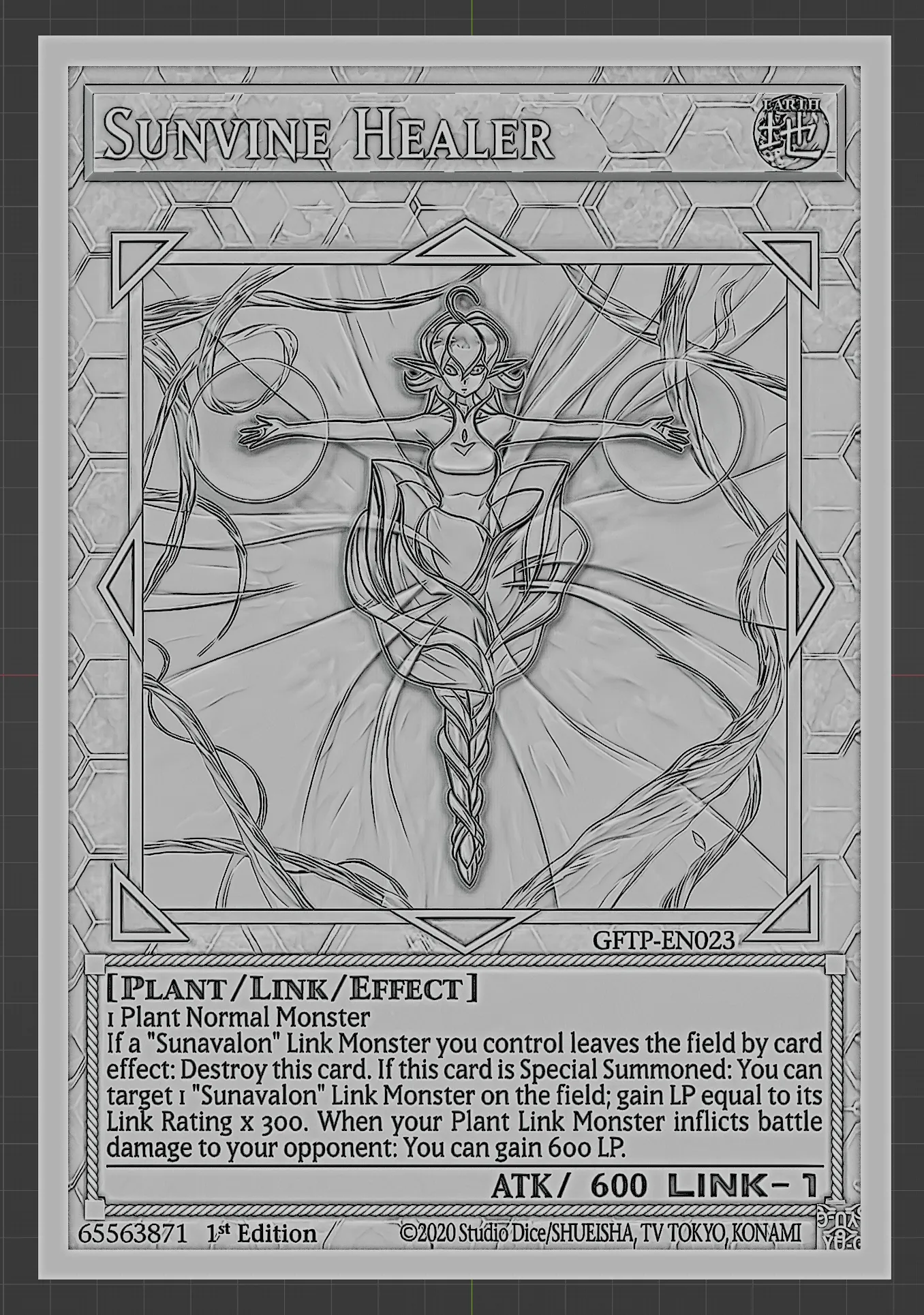 Board Games & Card Games STL Download - Sunvine Healer - yu-gi-oh!by ...