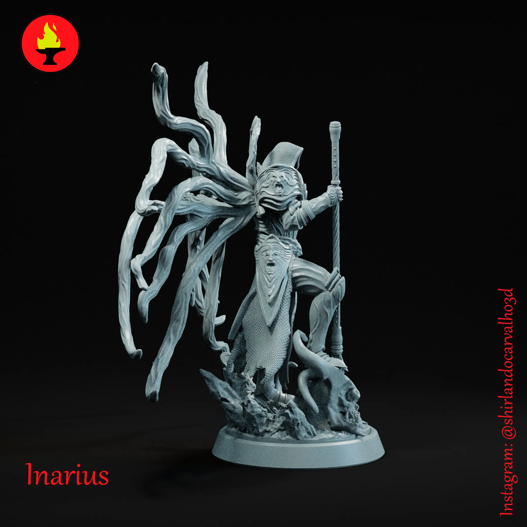 Characters & Creatures STL Download - Inarius The Fatherby Evil Forge ...