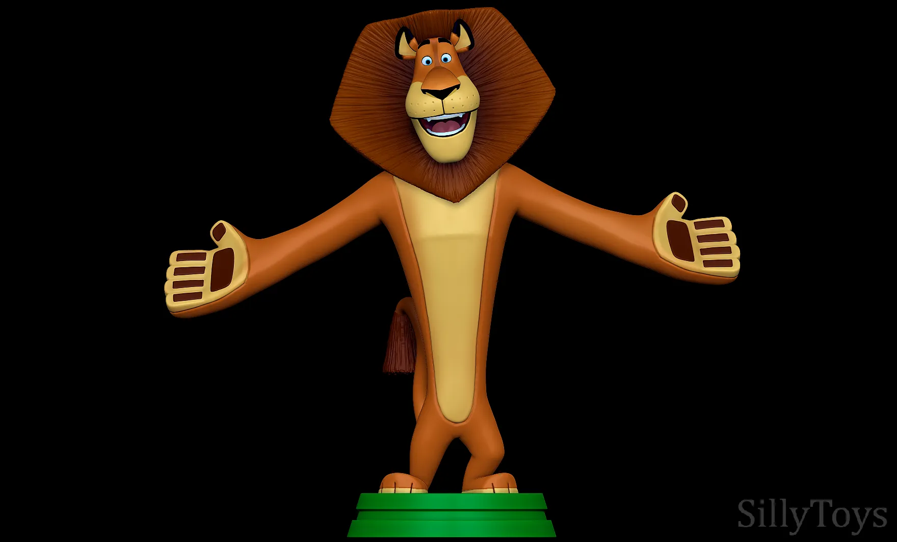 Characters & Creatures STL Download - Alex - Madagascarby SillyToys