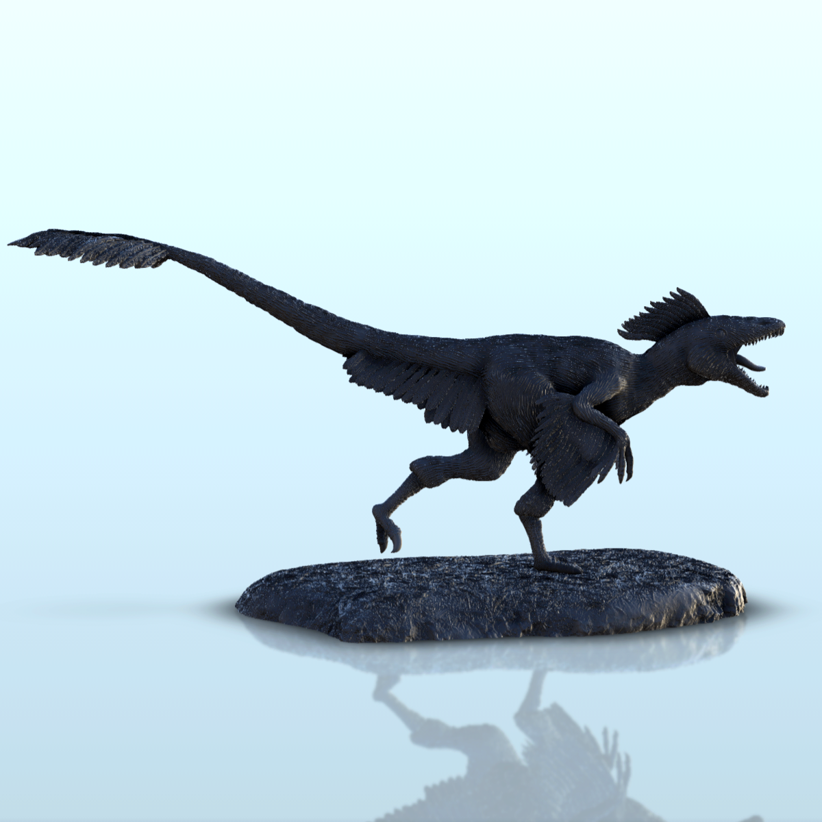Achillobator dinosaur (5) - miniatures figure statue scenery | 3D ...